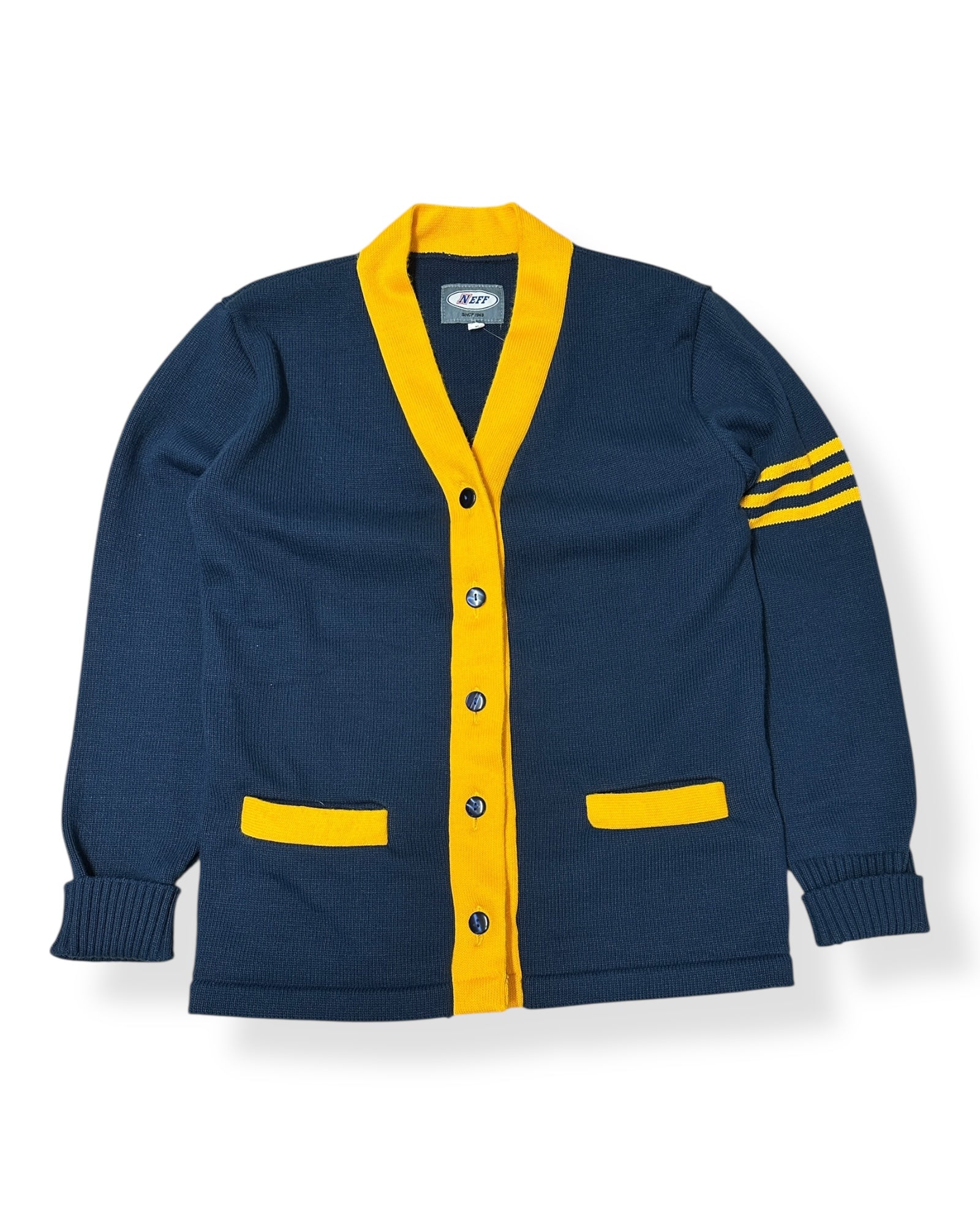 Vintage Neff Knit Cardigan Sweater – clothingbakery.com